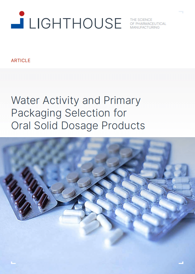 Water Activity and Primary Packaging Selection for Oral Solid Dosage ...