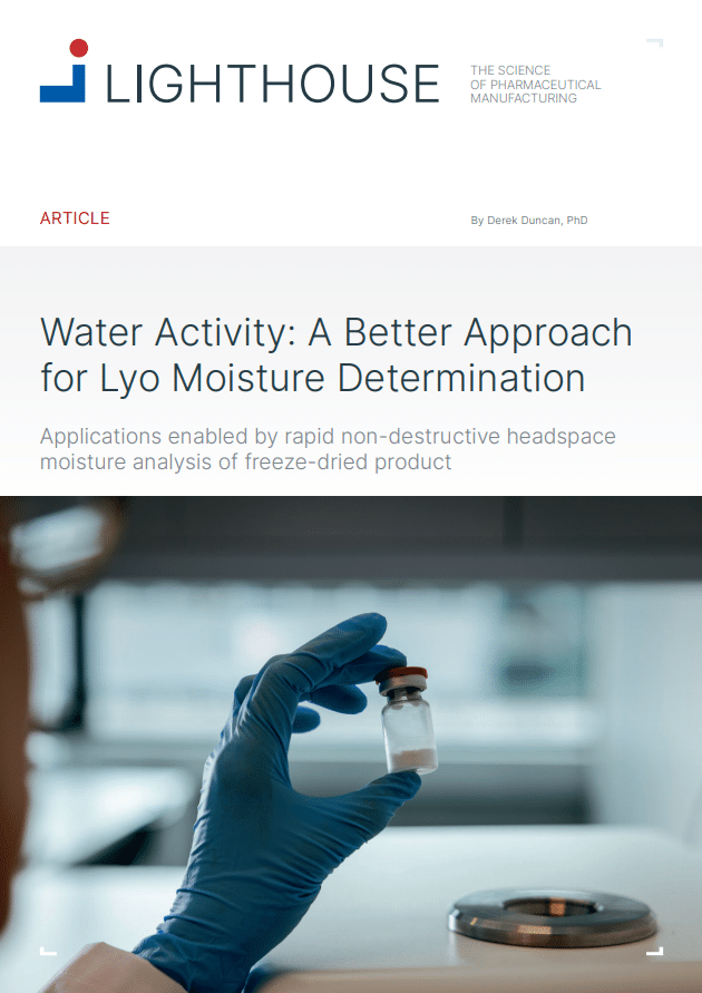 Water Activity: A Better Approach for Lyo Moisture Determination